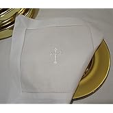 Amazon.com: Integrity Designs White Linen Altar Cloth White Cross ...
