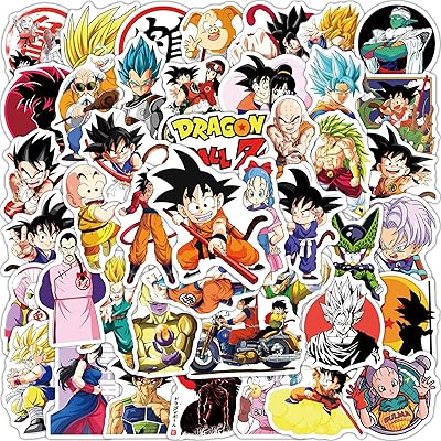 Dragon Ball Z Stickers - 50 Pack Waterproof Vinyl Bahrain | Ubuy