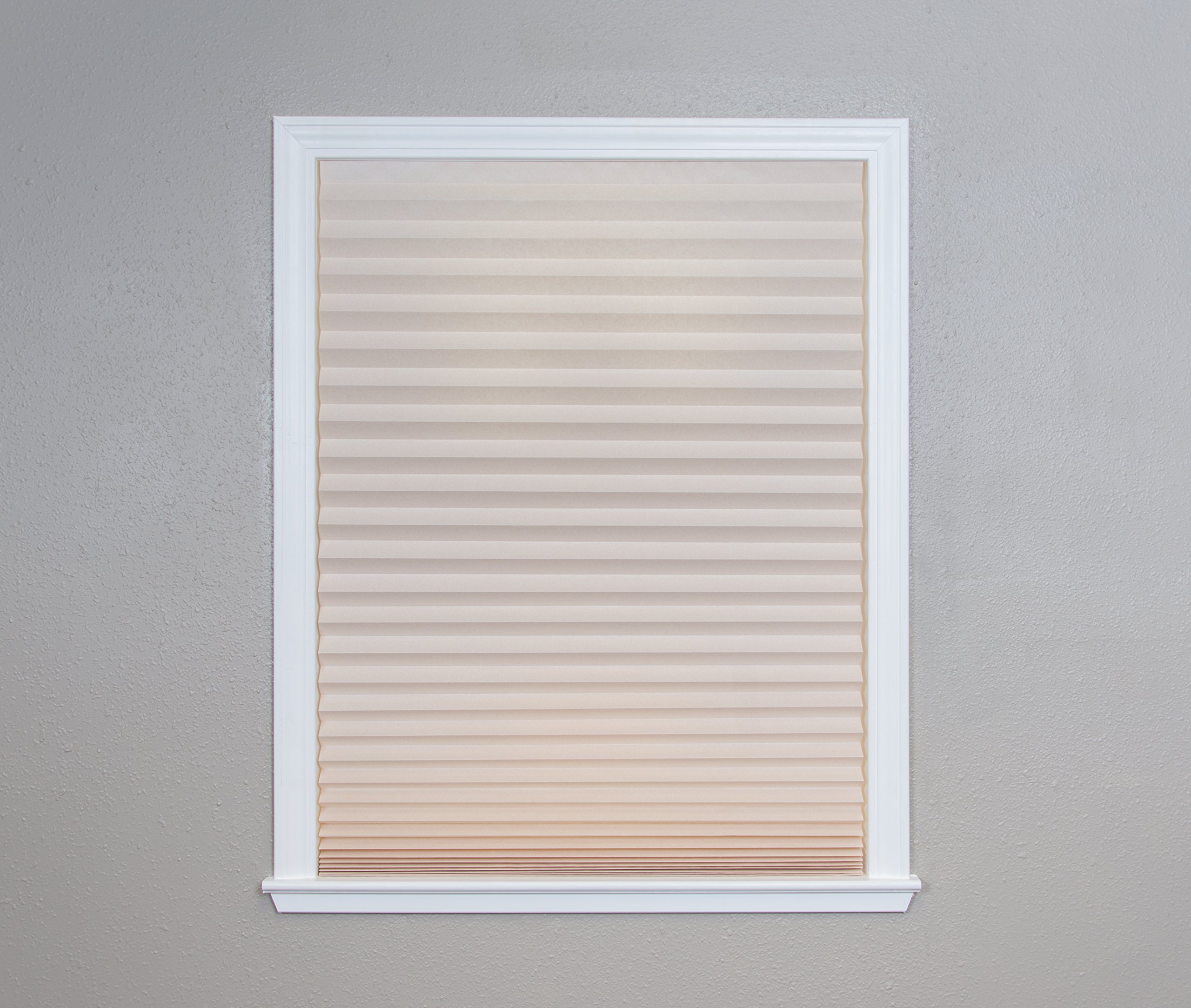 Original Light Filtering Pleated Paper Shade Natural, 36” x 72”, 6-Pack