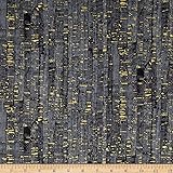 Amazon.com: Windham Fabrics Uncorked Black Metallic Gold Fabric By The Yard