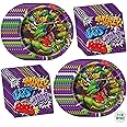 Amazon.com: Teenage Mutant Ninja Turtle Party Decorations | 16 Plates ...