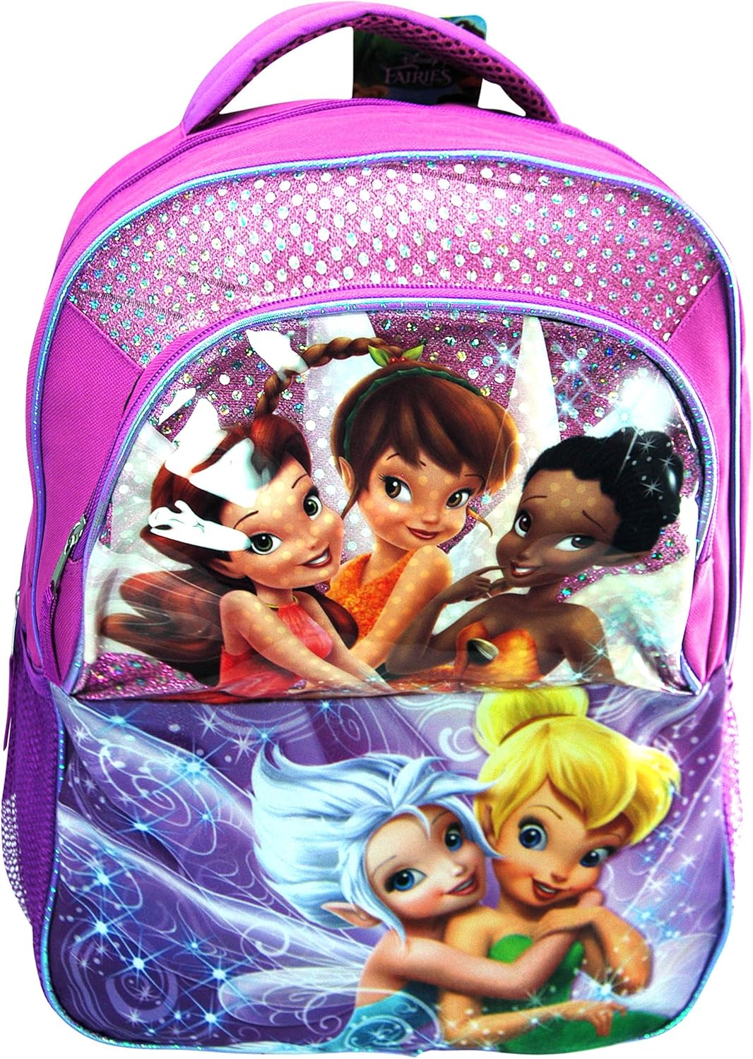 Disney Tinkerbell Fairies 16" Childrens Girls School Backpack Rucksack ...