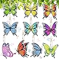 Amazon.com: 10 PCS Butterfly Diamond Painting Keychains Kit Double ...