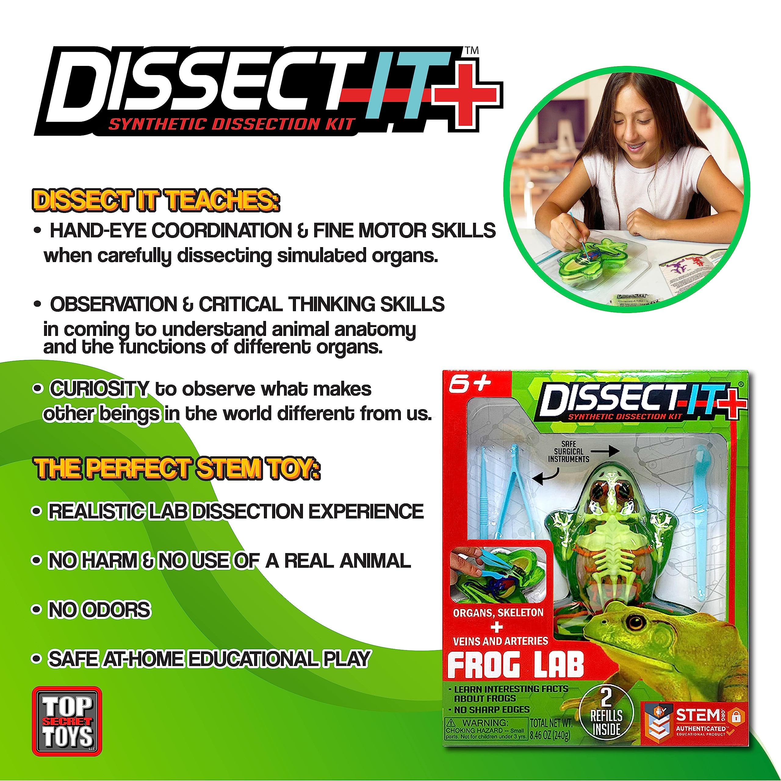 Mua Dissect It Kit for Kids Plus Upgraded Frog Dissection Toy Kit ...