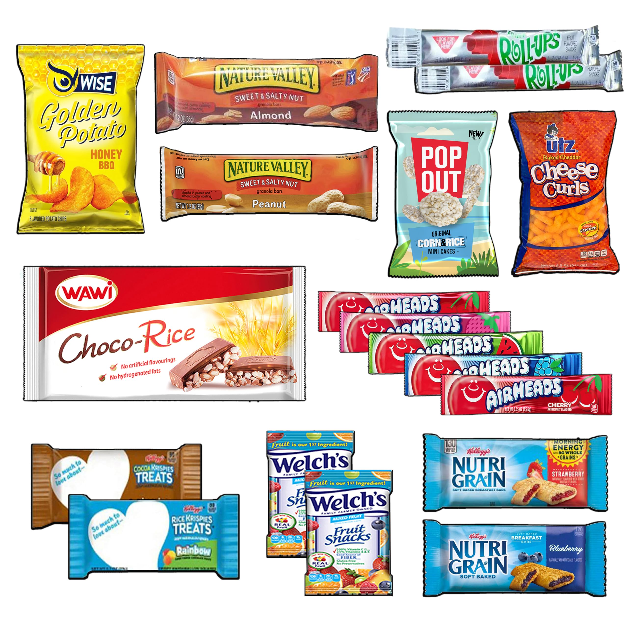 Mua Snack Box Care Package Variety Pack (53 Count) Cookies Chips Candy ...