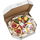 Amazon.com: PIZZA SOCKS BOX 4 pairs MIX Hawaii Italian Pepperoni Cotton ...