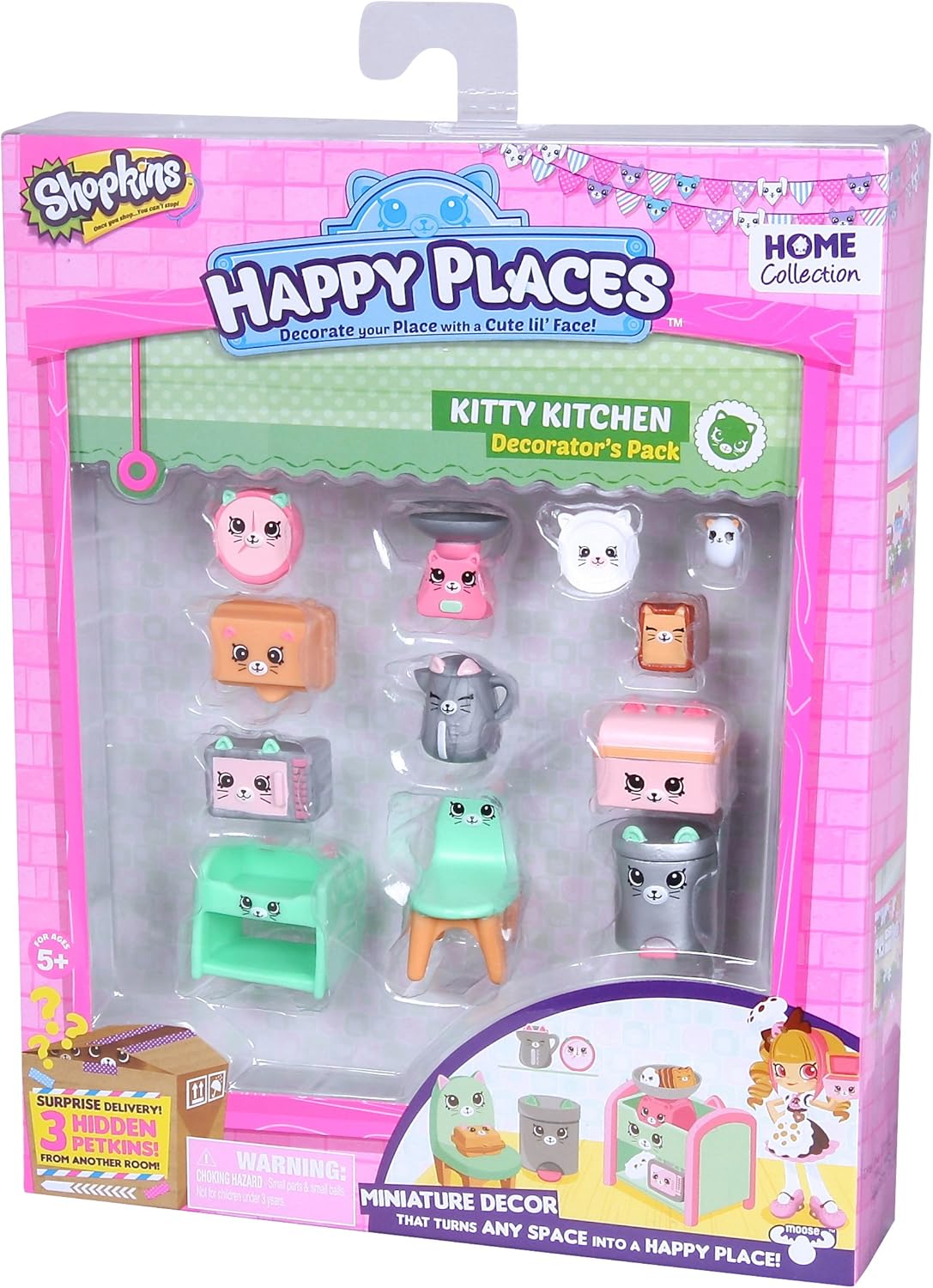 Happy Places Shopkins Decorator Pack Kitty Kitchen - BigaMart
