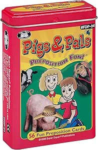 Amazon.com: Super Duper Publications Pigs & Pals Preposition Fun Deck ...