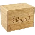 Bamboo Recipe Box Set (includes 50 recipe cards and 24 dividers): Peter ...