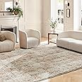 Amazon.com: LIMON HOME Area Rug for Living Room 5x7, Washable Brown and ...