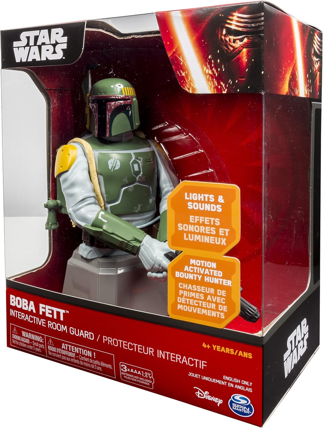 Star Wars, Boba Fett Interactive Room Guard – BigaMart