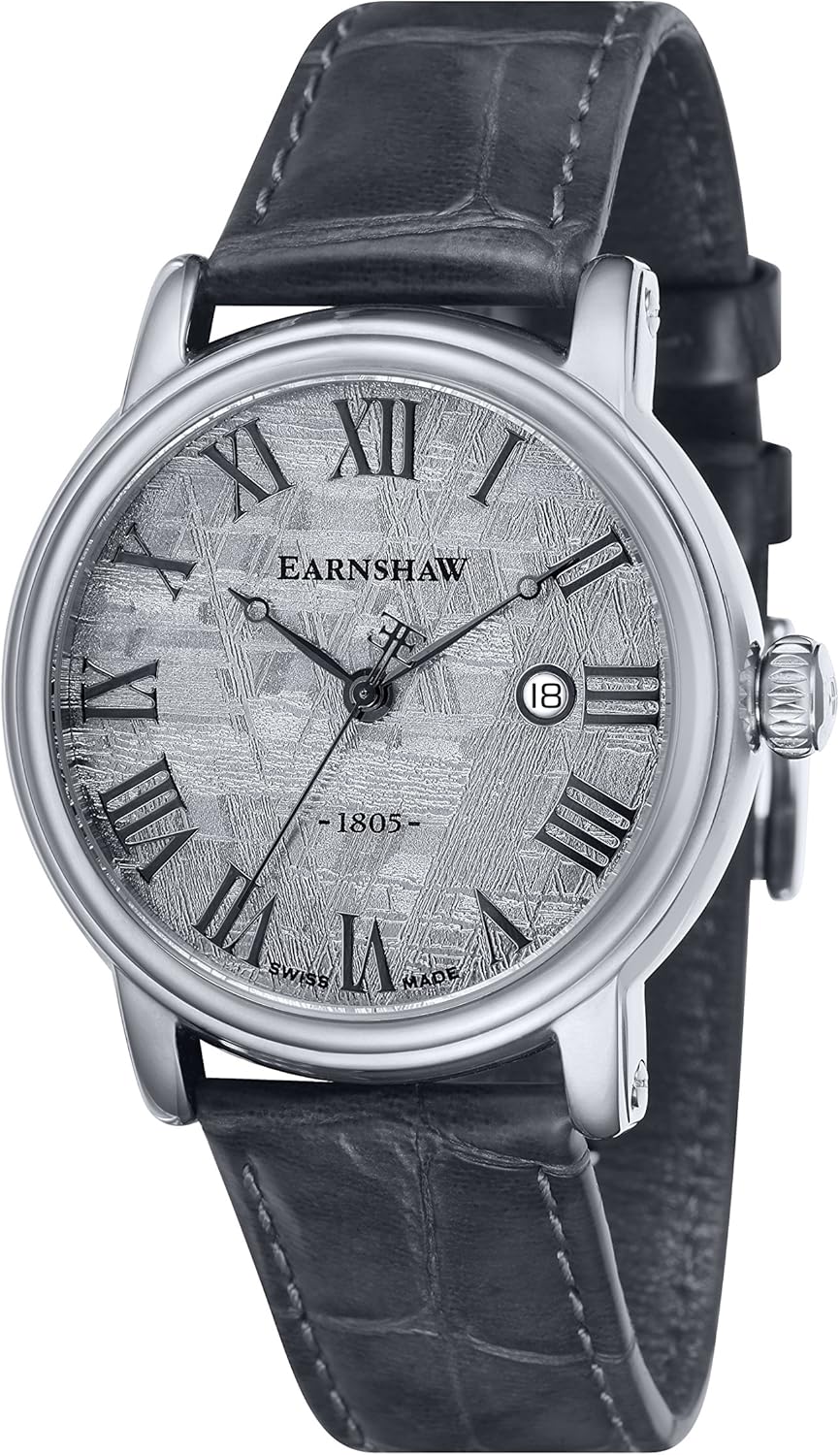Thomas Earnshaw Men's Swiss Made Limited Edition Meteorite Quartz Watch ...