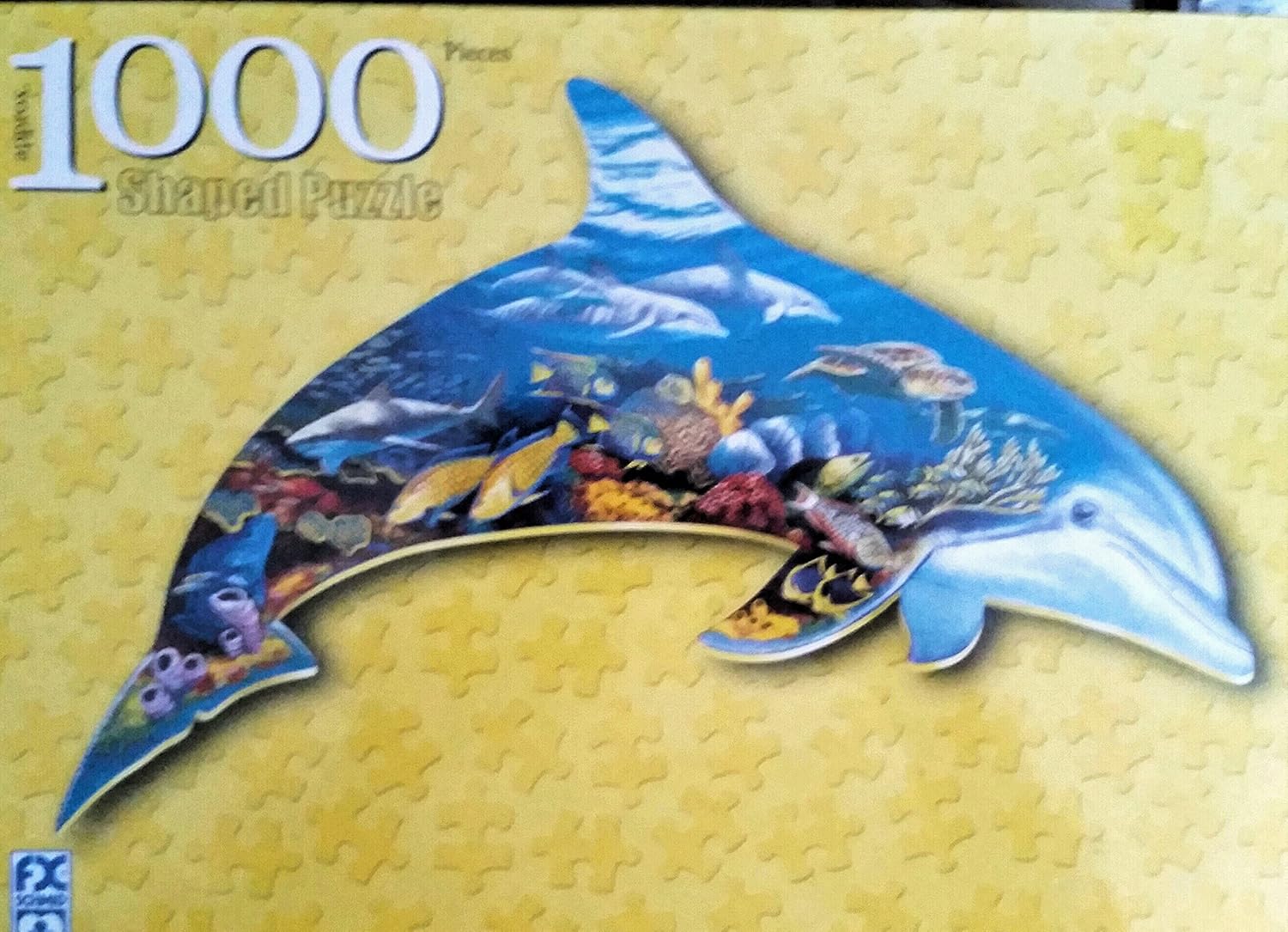 Amazon.com: Dolphin-shaped 1000 Pc. Puzzle-ocean Scene: Toys & Games