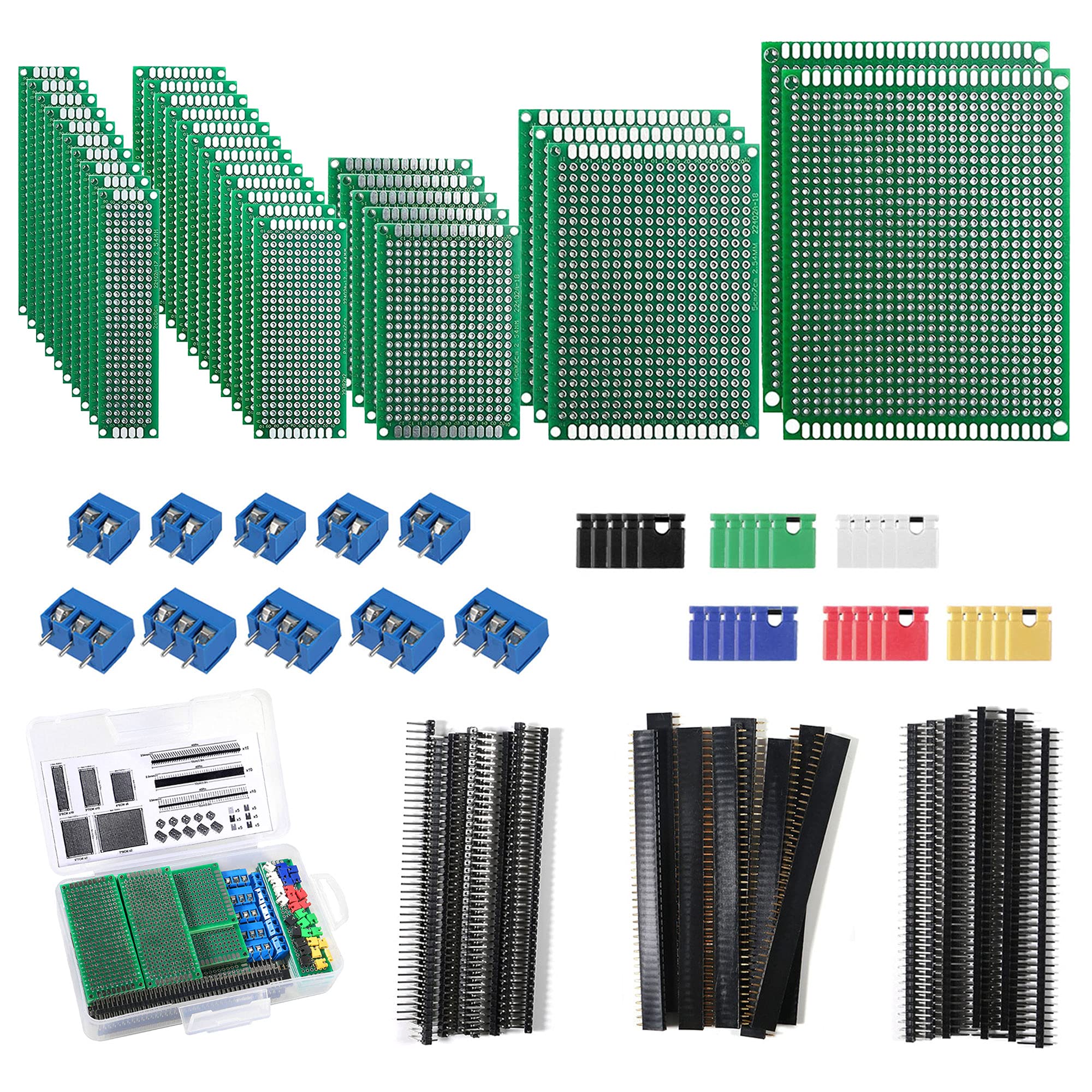 Mua 100PCS Double Sided PCB Board Kit Printed Circuit Prototype Boards ...