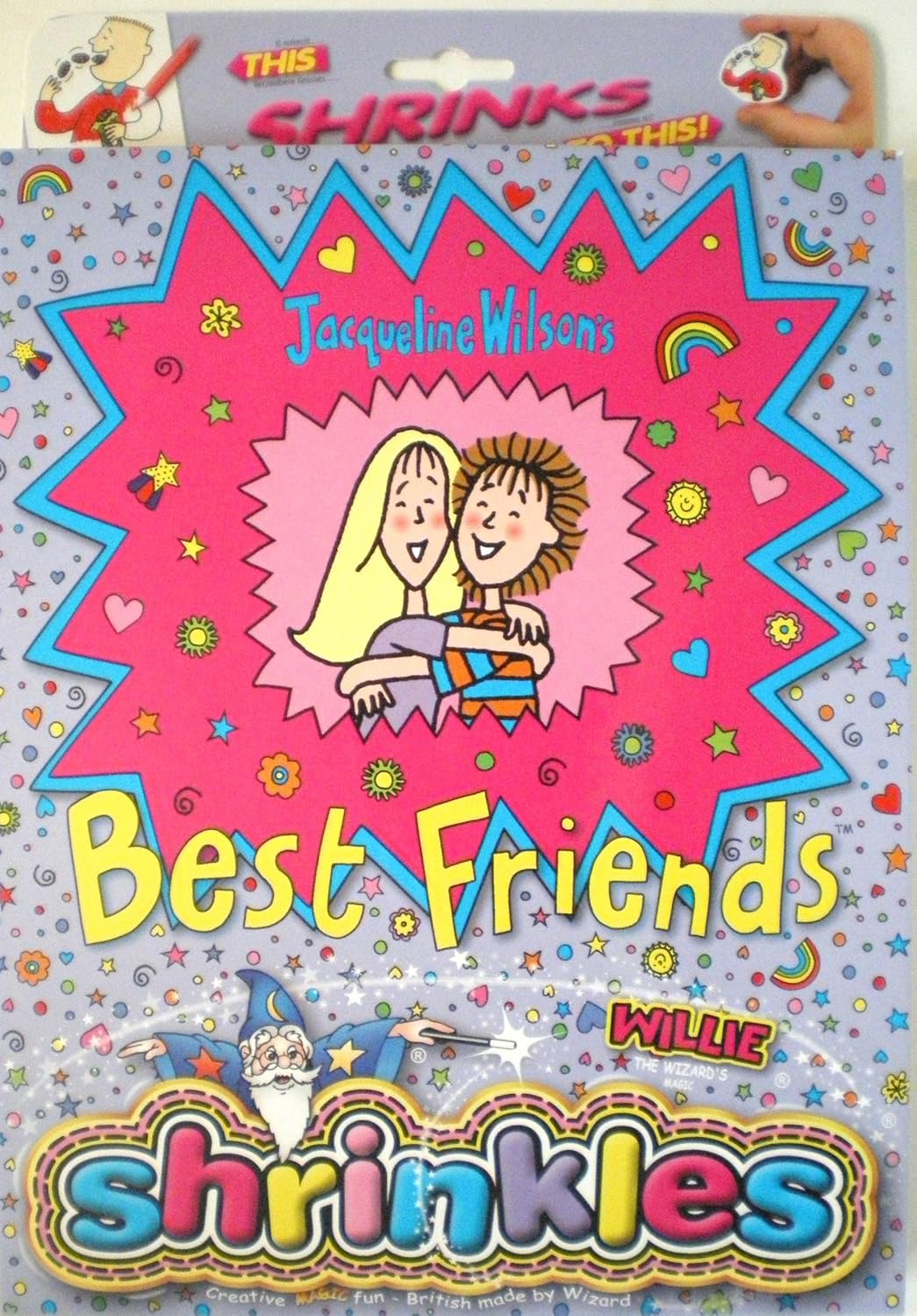23 Best Friends Embellishments Shrinkles Shrinkie Shrink Art Bumper Box ...
