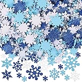Amazon.com: Whaline 500Pcs Christmas Glitter Foam Stickers Snowflake ...