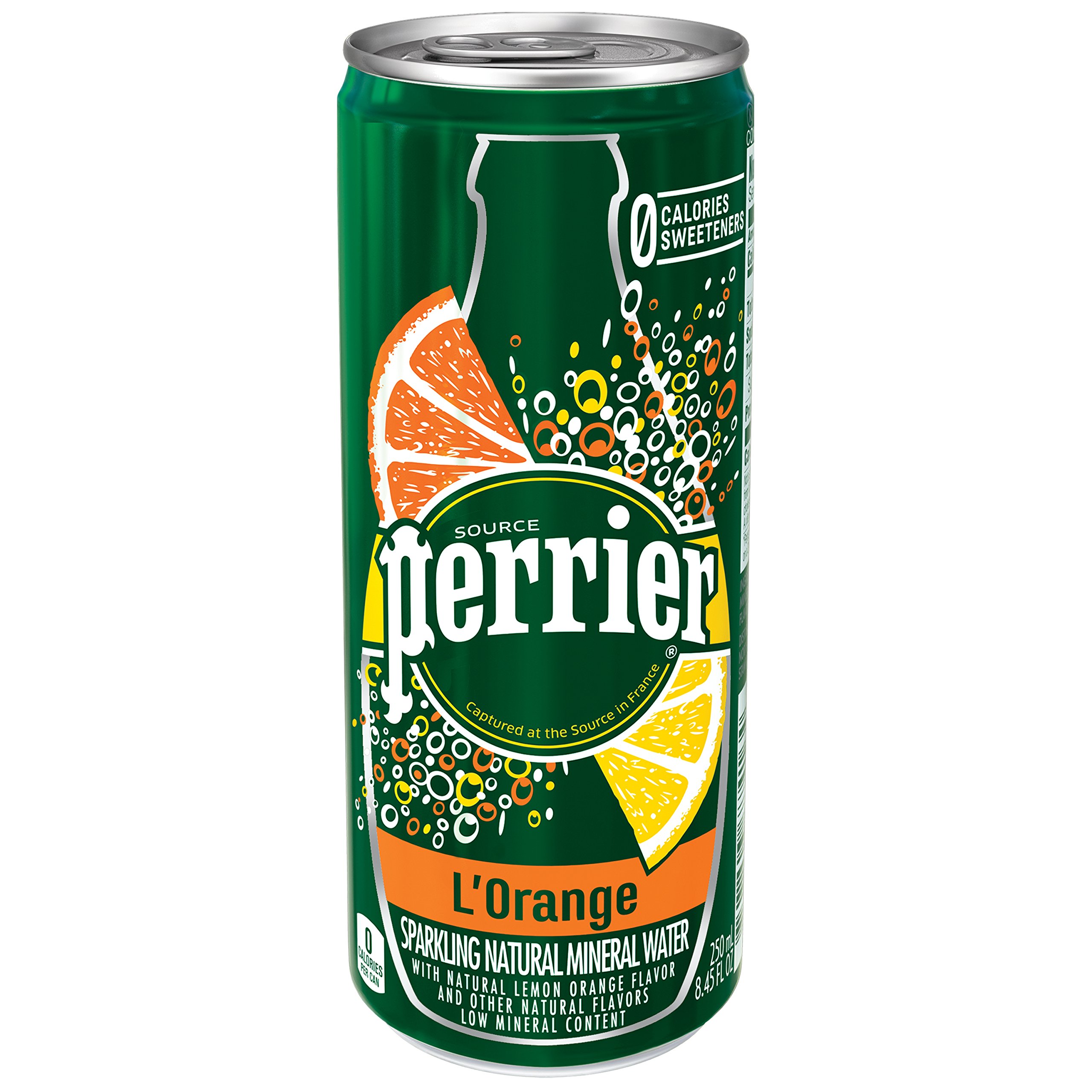 Perrier Sparkling Natural Mineral Water, Watermelon, 8.45 Ounce (Pack ...