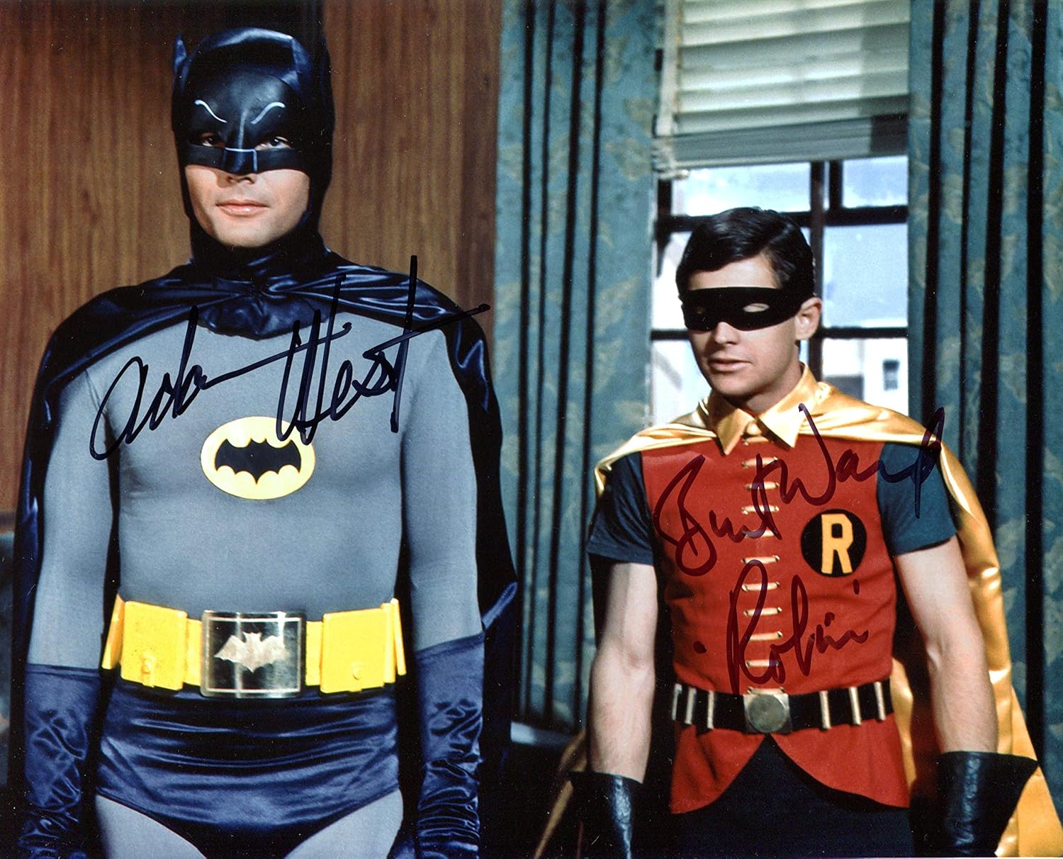 Adam West & Burt Ward Signed/Autographed Batman & Robin 8x10 Glossy ...