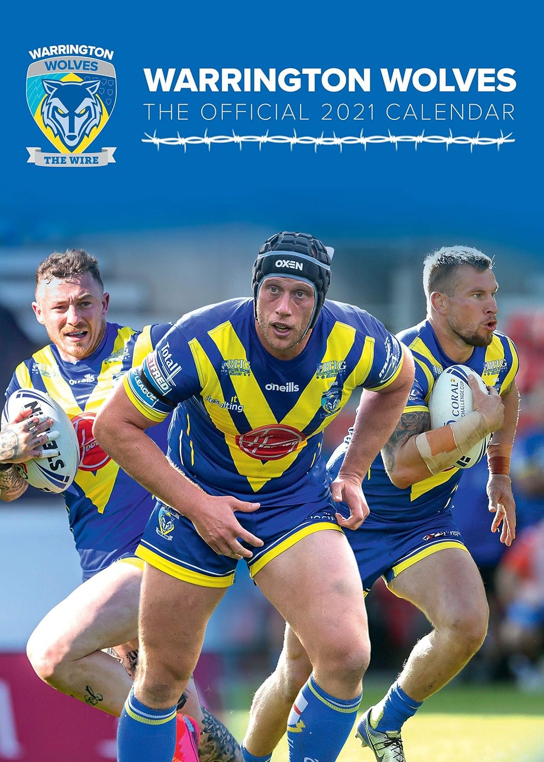 Warrington Wolves Official 2021 A3 Rugby League Wall Calendar Published ...