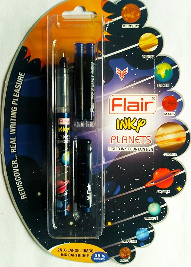 Flair Inky Planets Fountain Pen - Pack of 10: Amazon.in: Office Products