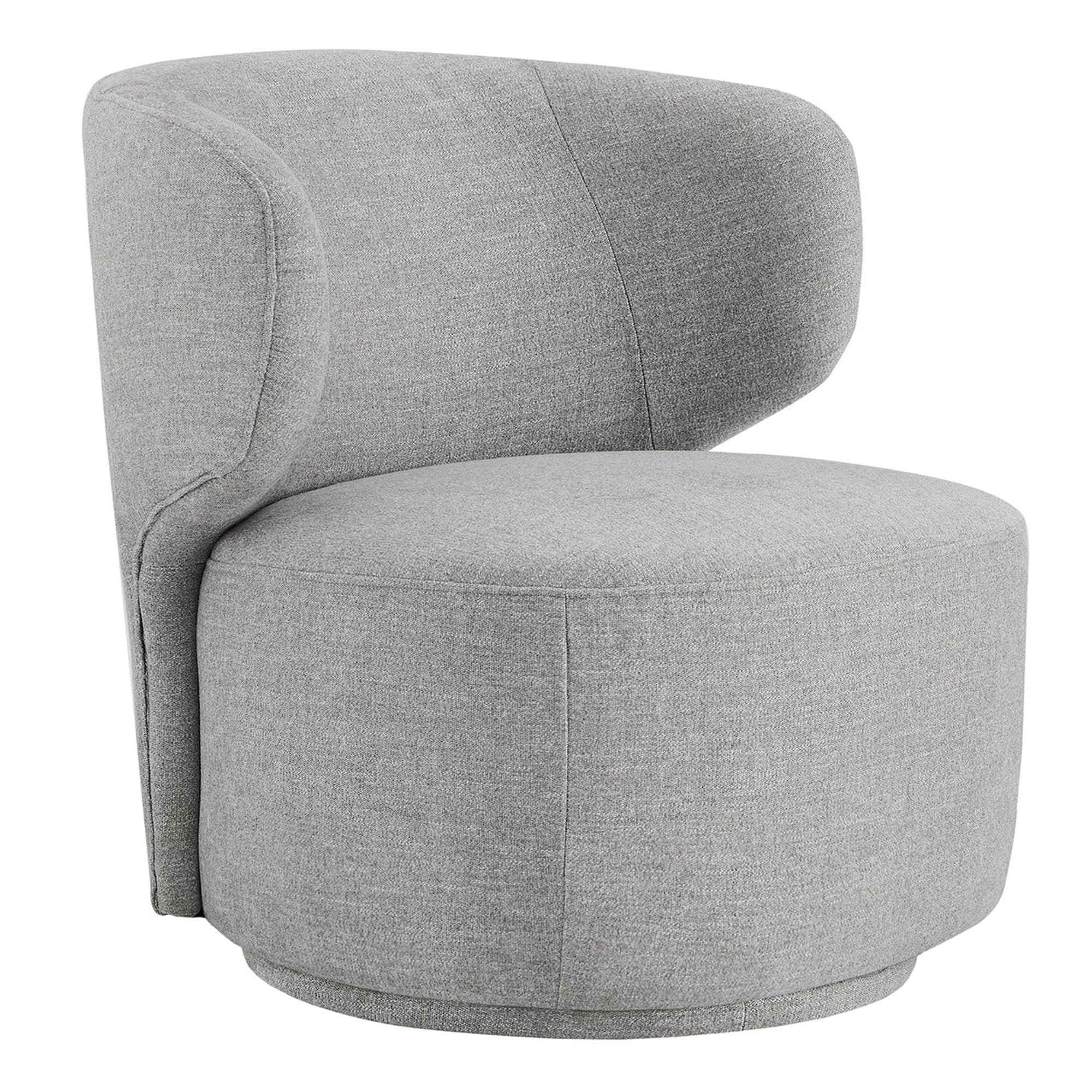 Watson & Whitely Modern Swivel Accent Chairs, Wrap Around Upholstered ...