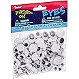 Amazon.com: Darice 200-Piece Variety Pack of Round Eyes, Black and ...