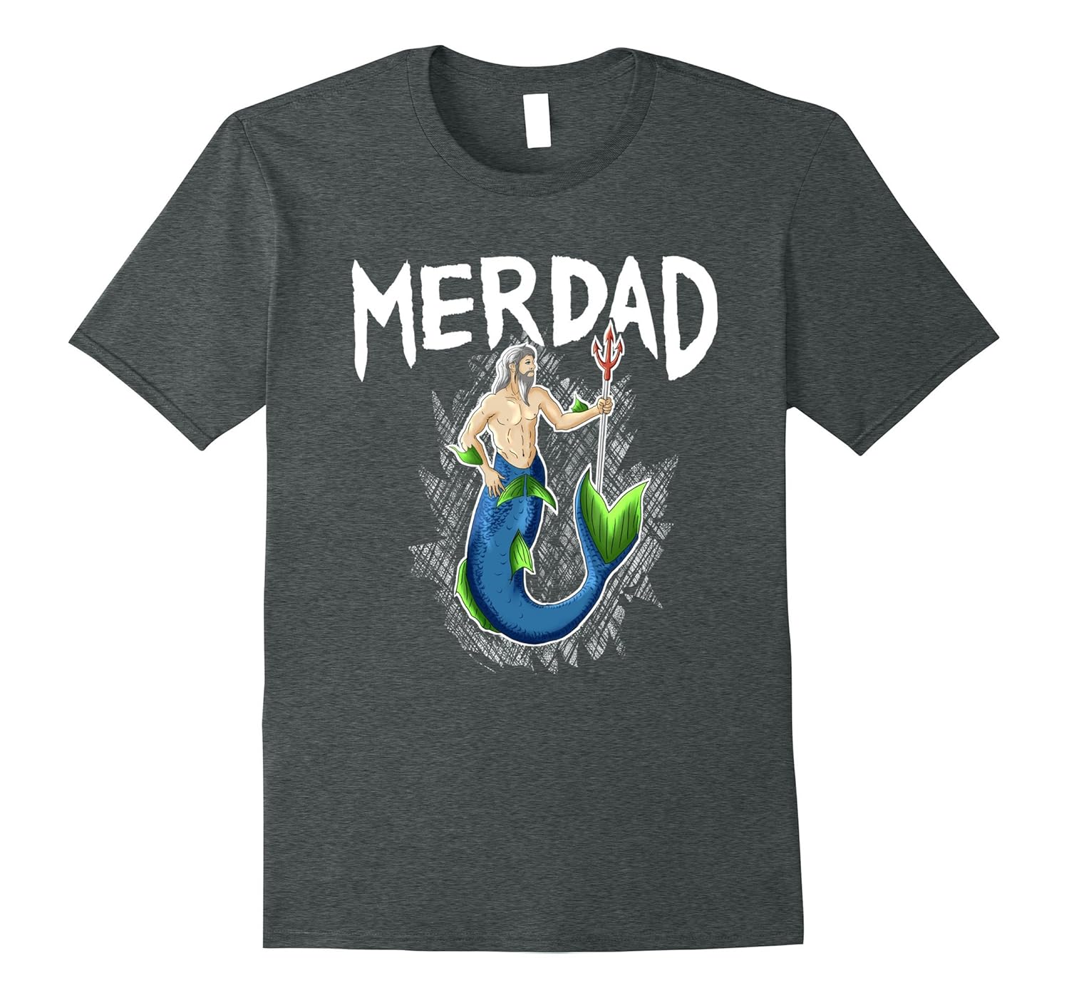 Merdad T-Shirt Mermaid Merman Father’s Day TShirts Gifts Dad-4LVS