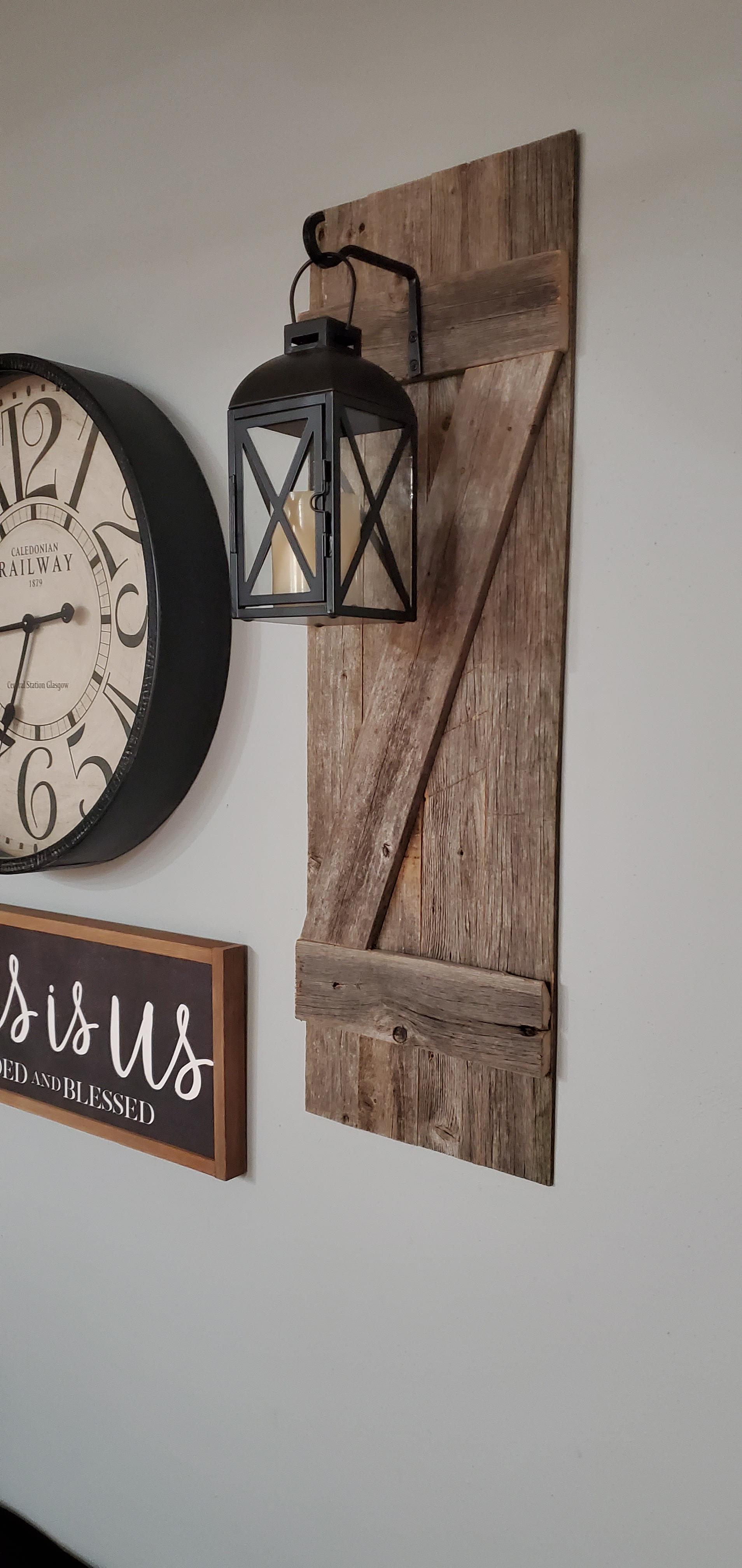$14/mo - Finance BarnwoodUSA Decorative Shutters Set of 2 | Rustic ...