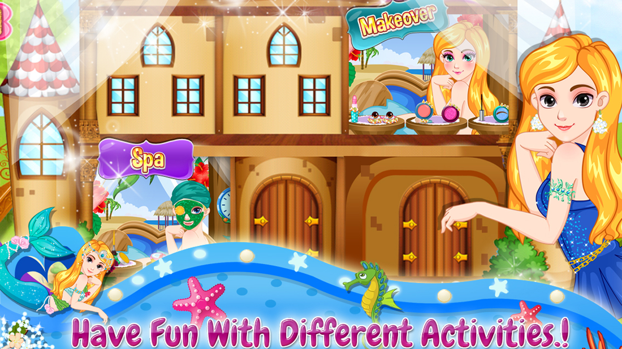 Mermaid Spa Makeover Salon:Amazon.com:Appstore for Android
