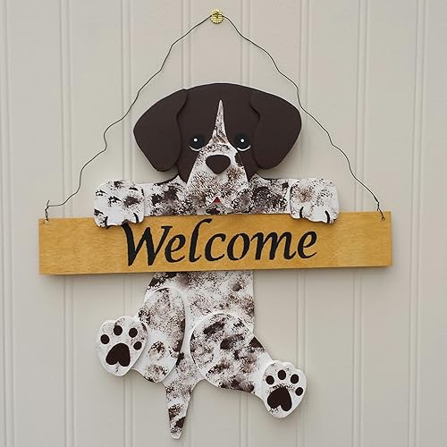Amazon.com: German Shorthaired Pointer Welcome Sign FREE Shipping: Handmade