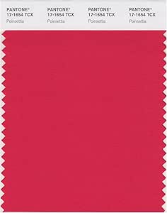 PANTONE Smart 17-1654X Color Swatch Card, Poinsettia - House Paint ...