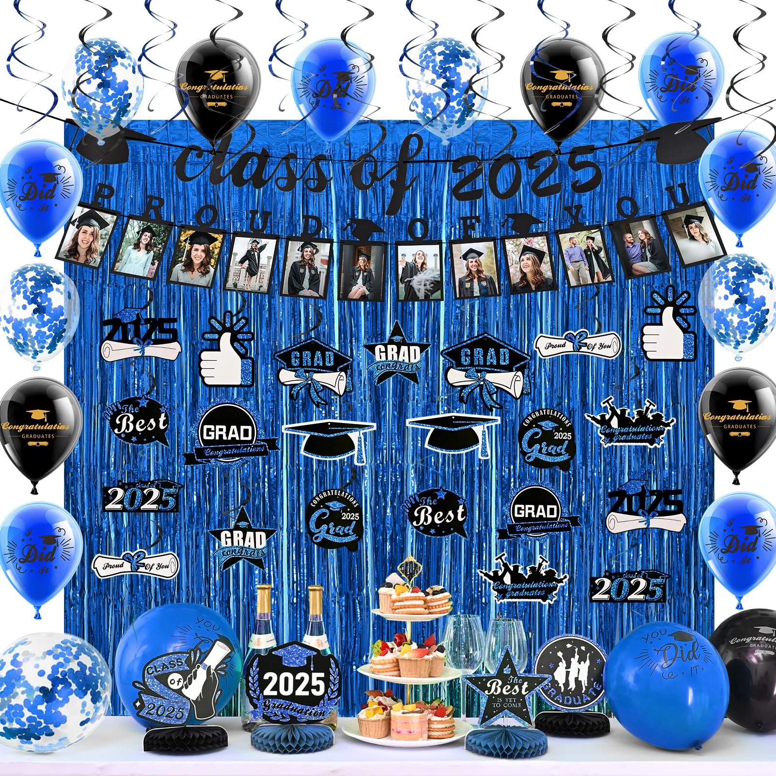 FRAMICS Graduation Decorations 2025, Graduation Banner Class of 2025 ...