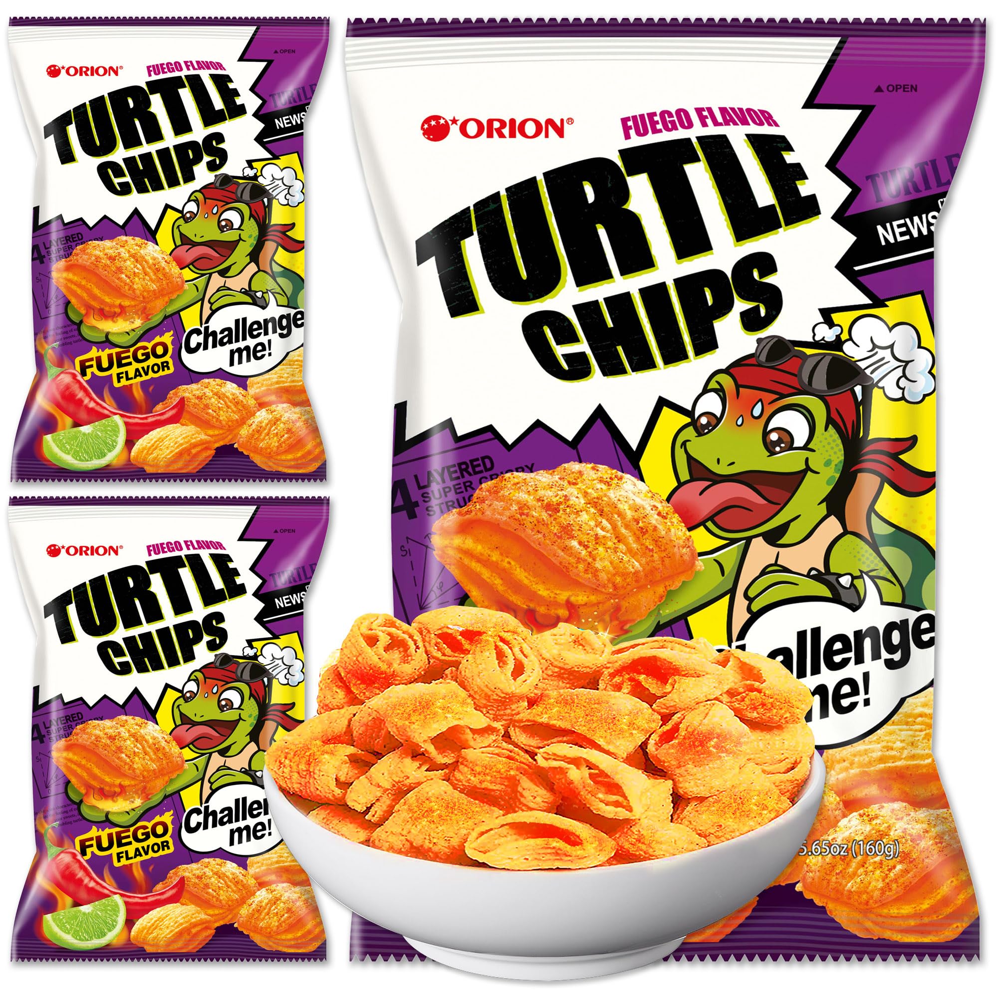 Mua K-Munchies Orion Turtle Chips – Large 3 x 160-gram Tangy and Spicy ...