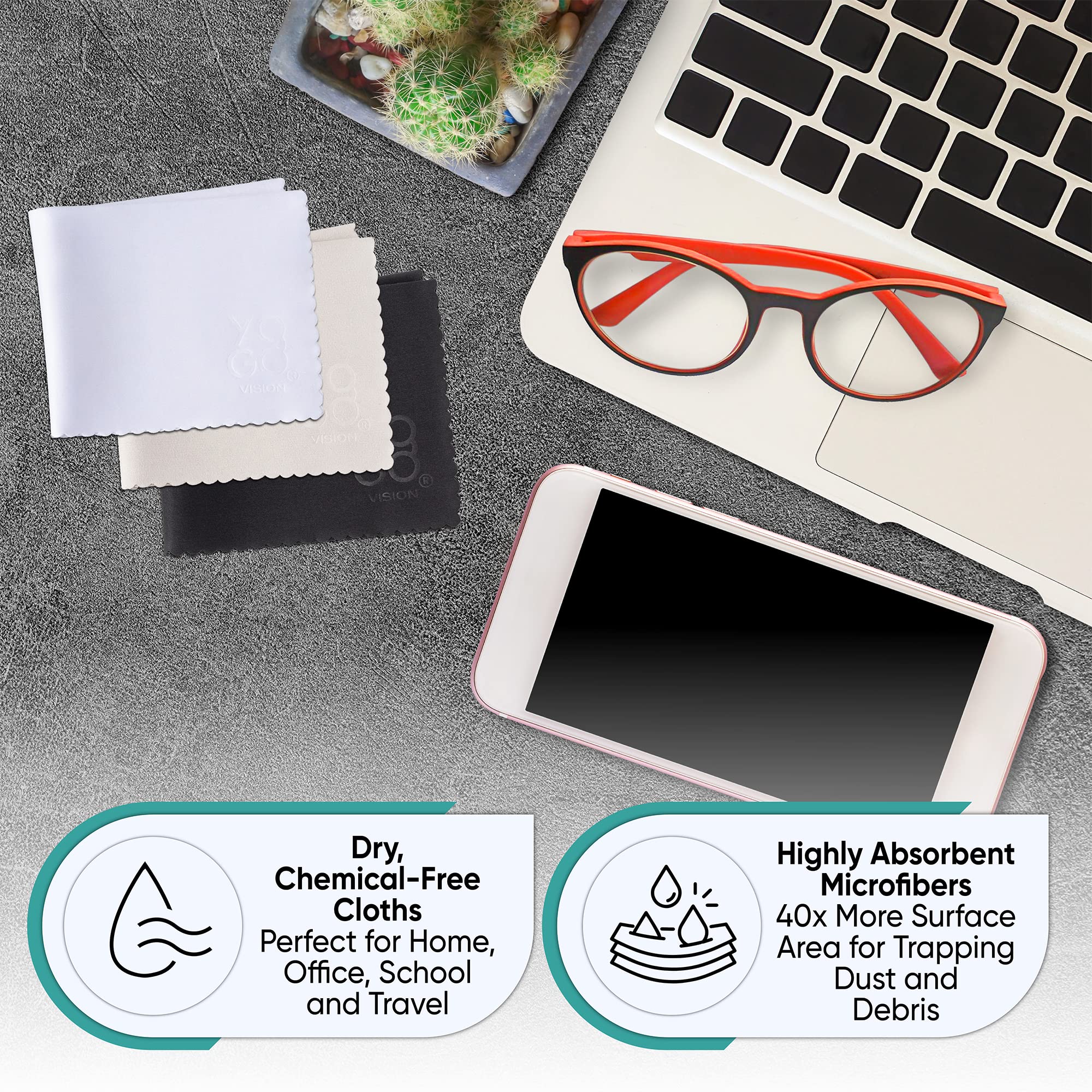 Mua Microfiber Cleaning Cloth 12-Pack Individualy Packed (6"x 7 ...