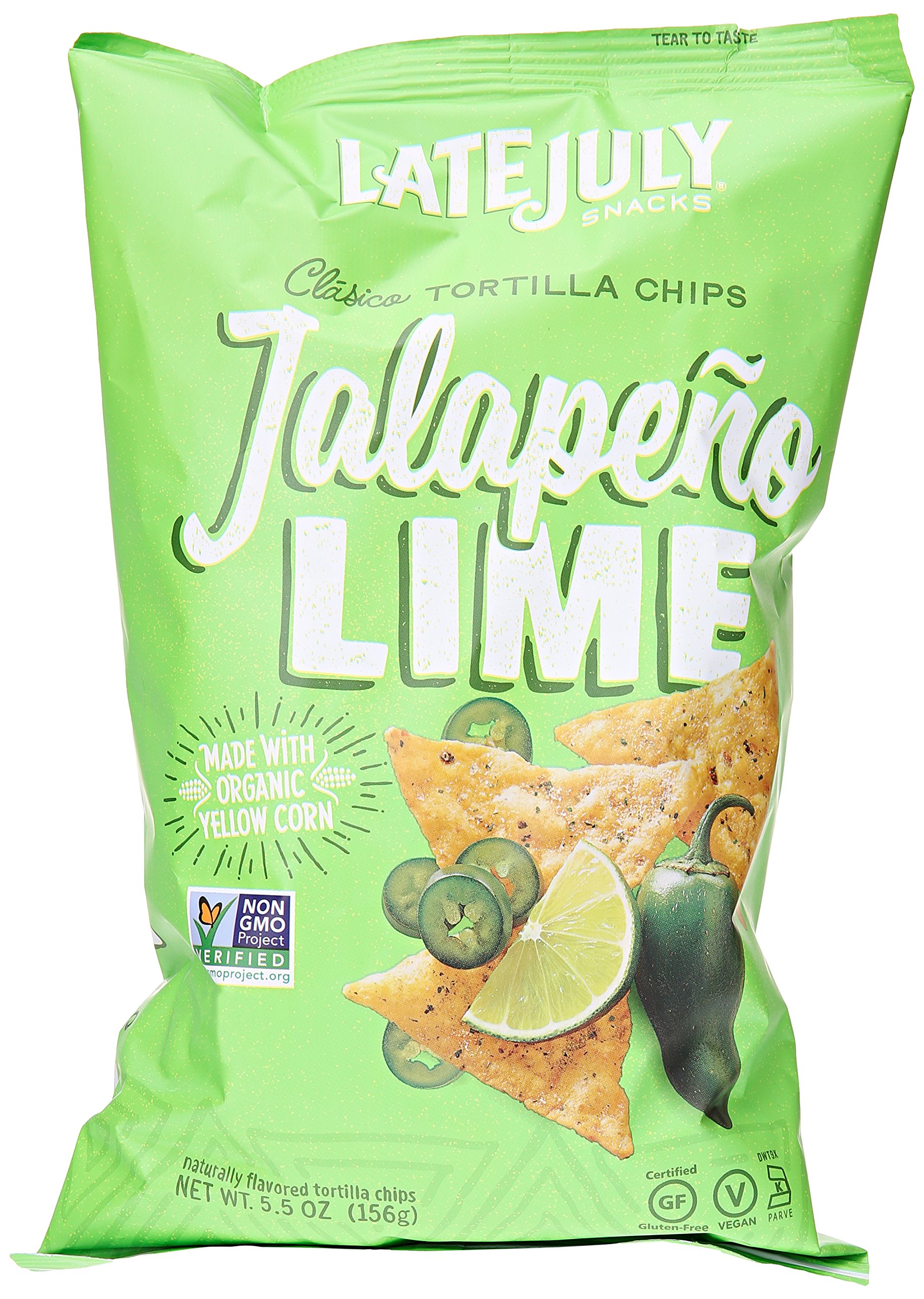 Amazon.com: Late July Nacho Chipotle Tortilla Chips, 5.5 oz