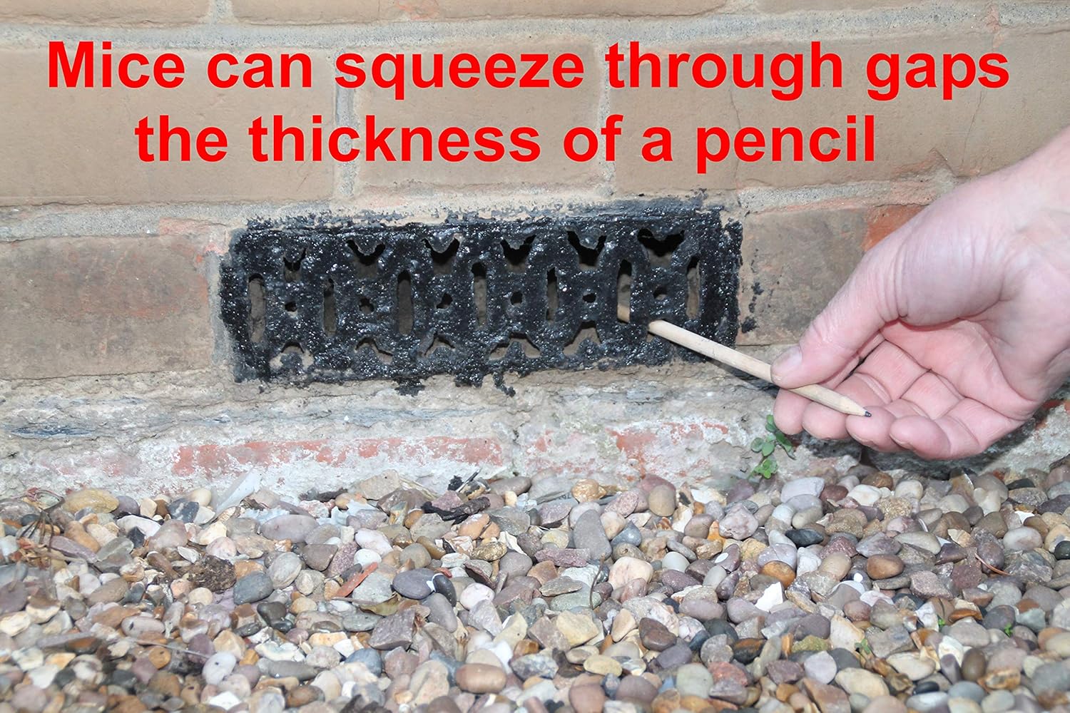 Mousemesh Small Black Pest Proofing Air Brick Vent Cover – BigaMart