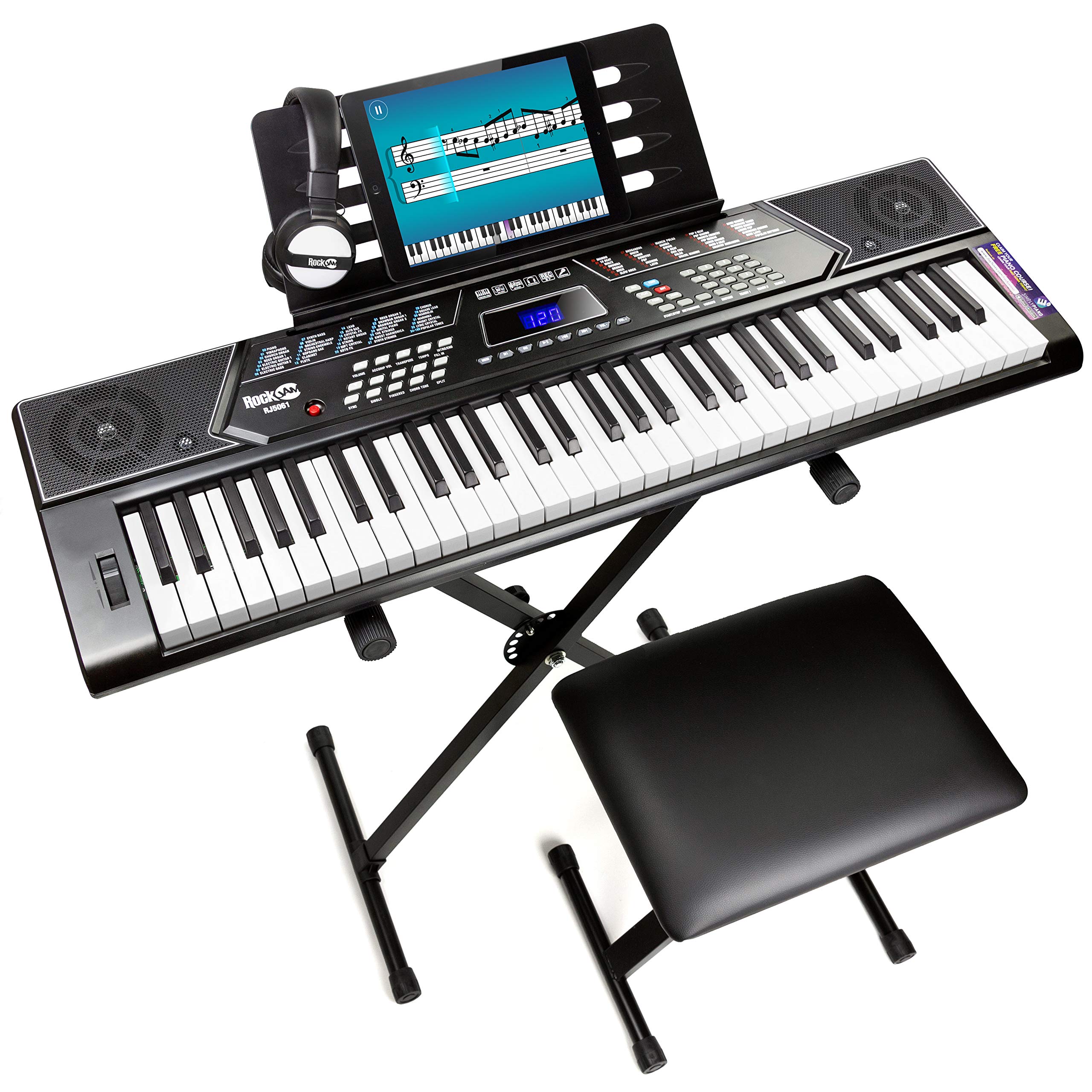 RockJam 61 Key Keyboard Piano Vs RockJam 88 Key Beginner Digital Piano 