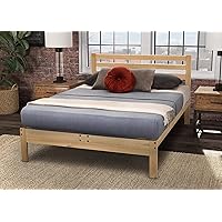Amazon.com: KD Frames Nomad Platform Bed - Full Bed Frame - Unfinished ...