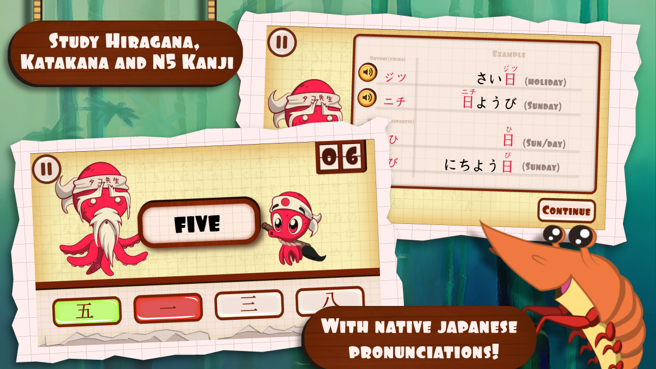 Play & Learn Japanese: Kanji Hiragana Katakana:Amazon.com:Appstore for ...