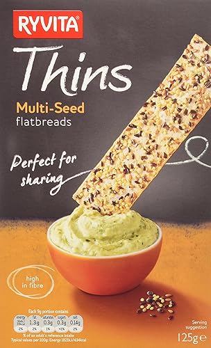 Ryvita Multi Seed Thins 125 g (Pack of 6): Amazon.co.uk: Grocery