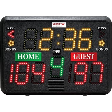 Basketball Coaching Board Electronic Scoreboard, 6 Digit LED Digital ...