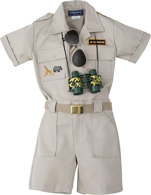 Amazon.com: Children's Zoo Keepers Uniform (8): Clothing