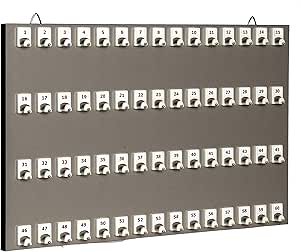 Amazon.com : KEYSTAND # 60PGS with 60 Numbered Hooks for Auto Dealers ...