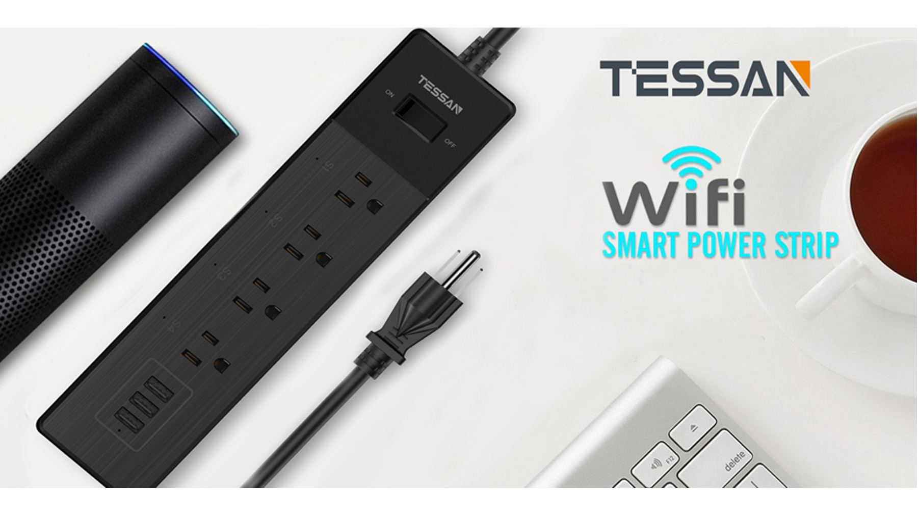 Watch TESSAN WiFi Smart Power Strip on Amazon Live