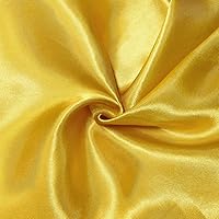 Amazon.com: VACVELT Satin Fabric by The Yard, 60 Inch Wide Luxury Gold Satin Fabric Shiny & Soft ...