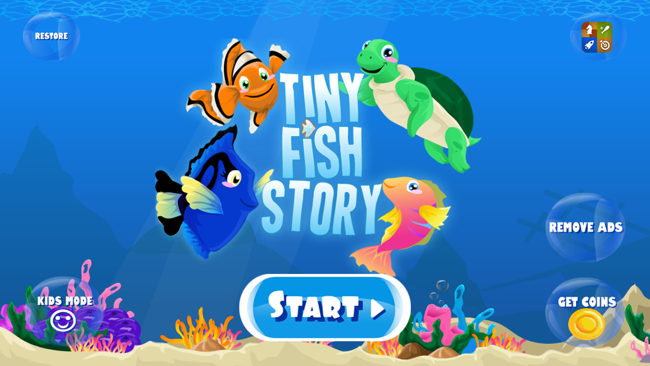 Tiny Fish Story - Kids Games:Amazon.com:Appstore for Android