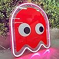 Amazon.com : Pac man Ghost UV Printed Neon Sign, Gamer Room Decor, 12 x ...