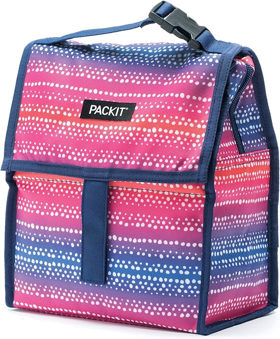 Packit Freezable Lunch Bag with Zip Closure, Batik Ombre: Amazon.ca ...