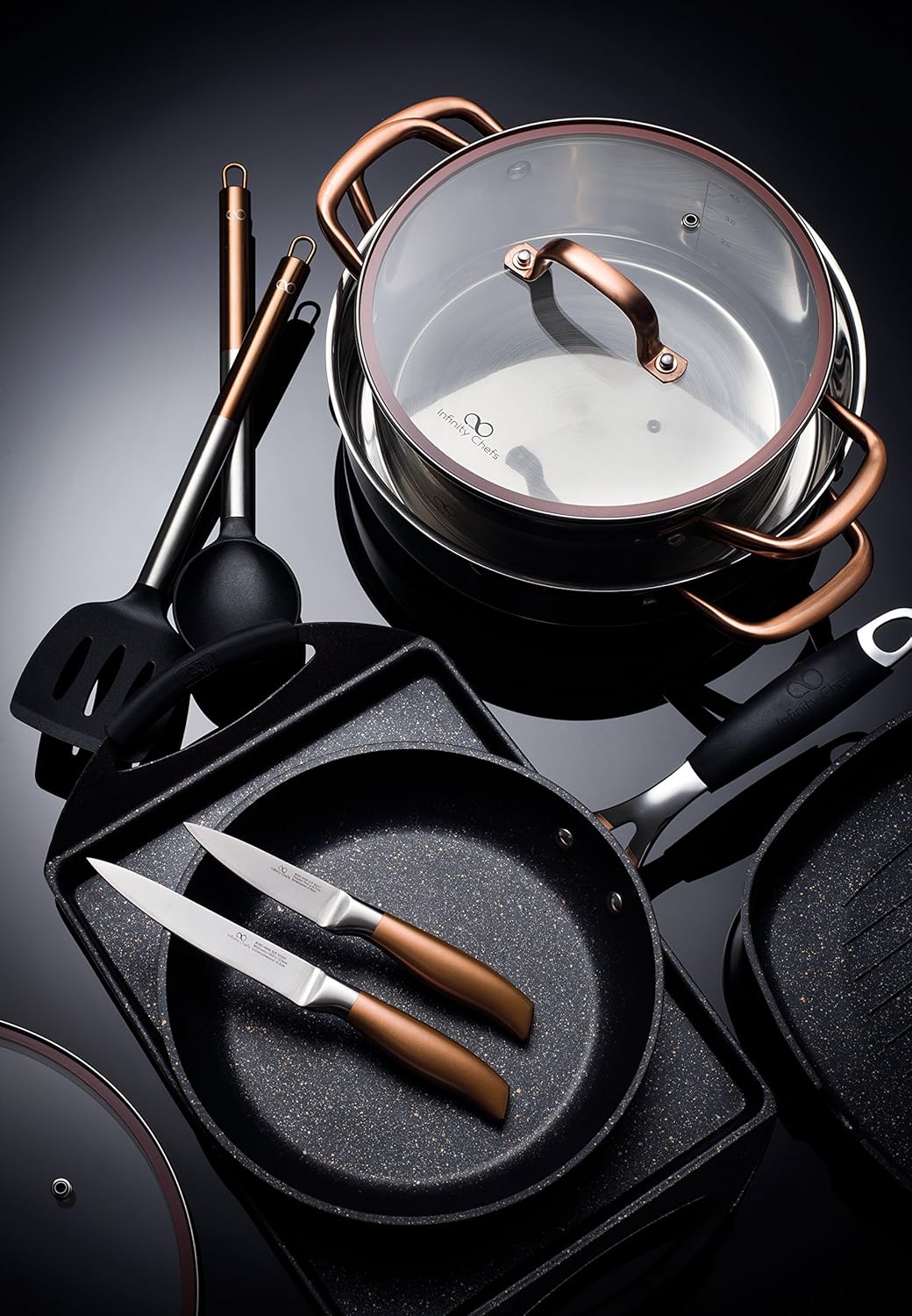 Infinity Chef Infinity Chef Wok, Copper, 28 x 8 cm – BigaMart