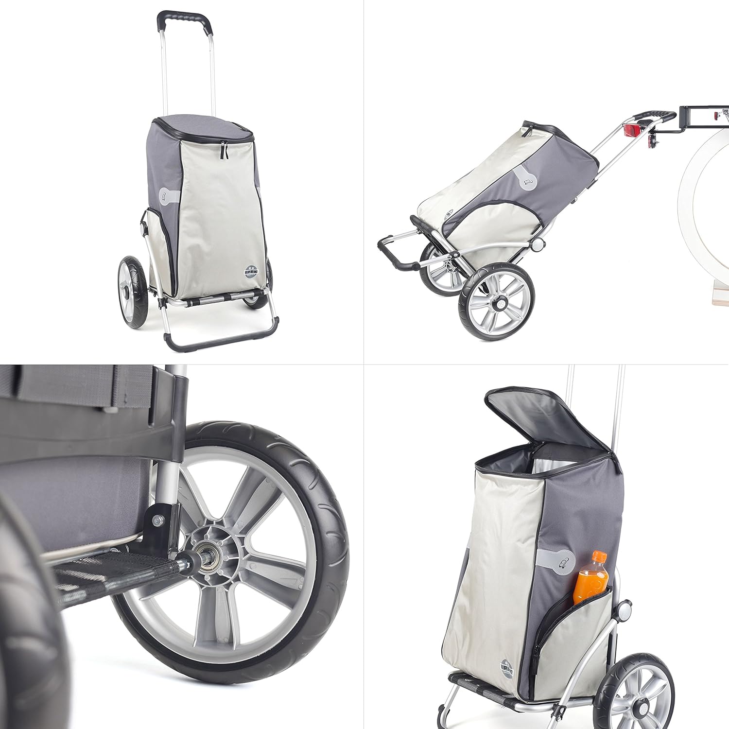 Andersen Shopping Trolley Royal With Bag Ipek Silver Volume 40L Thermal ...